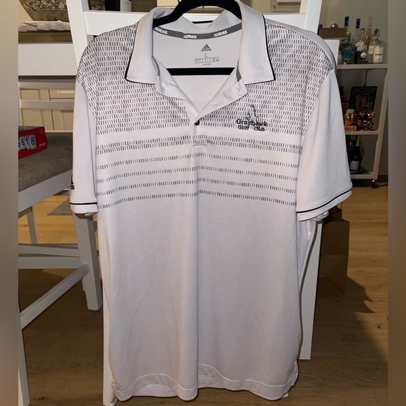 adidas | Shirts | Adidas Golf Polo Shirt Gray Hawk Golf Club | Poshmark